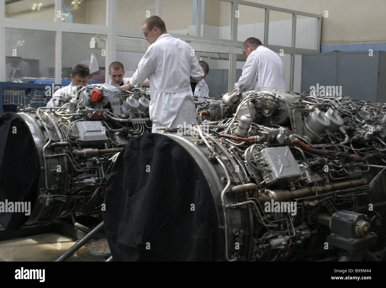 The Salut engineering works bases in Moscow A SU family aircraft jet ...