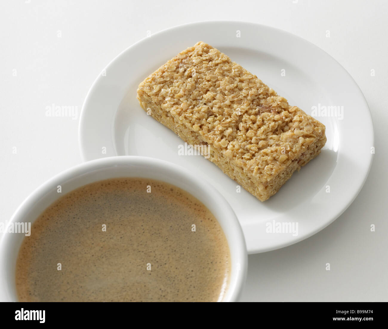 coffee and flapjack Stock Photo - Alamy