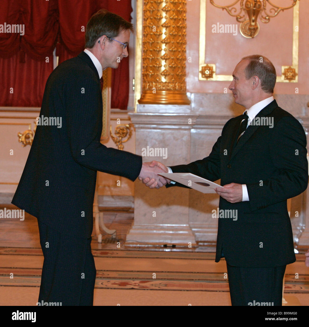 Ambassador of Iceland Benedikt Asgeirsson and Russian President ...