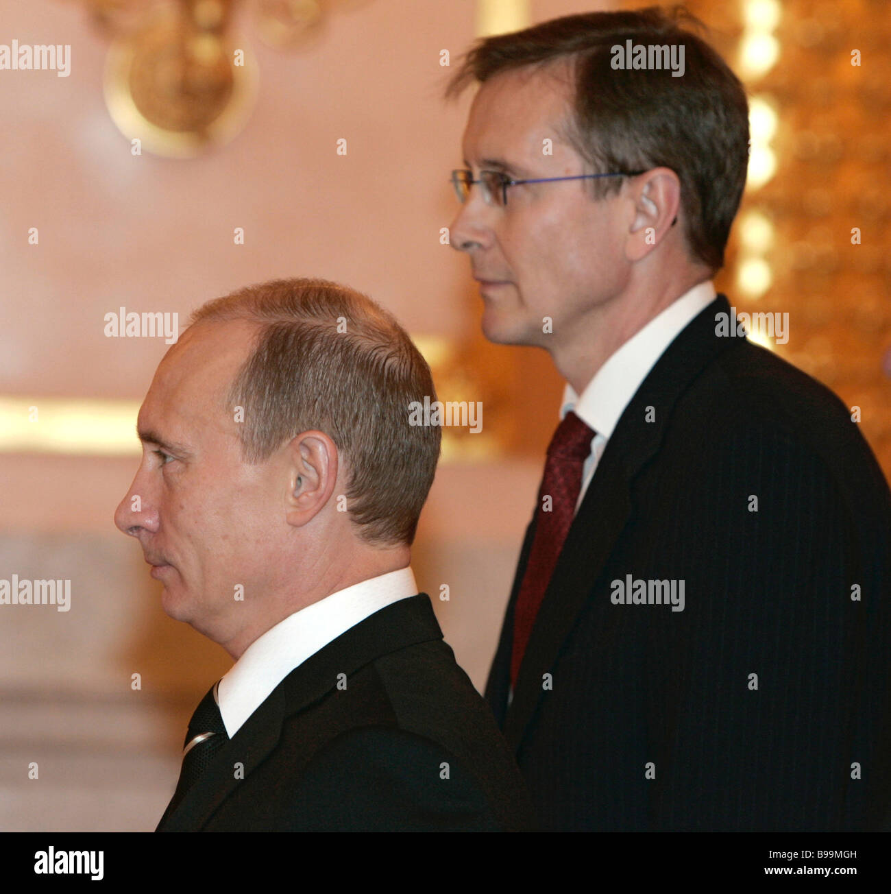 Russian President Vladimir Putin and Ambassador of Iceland Benedikt ...