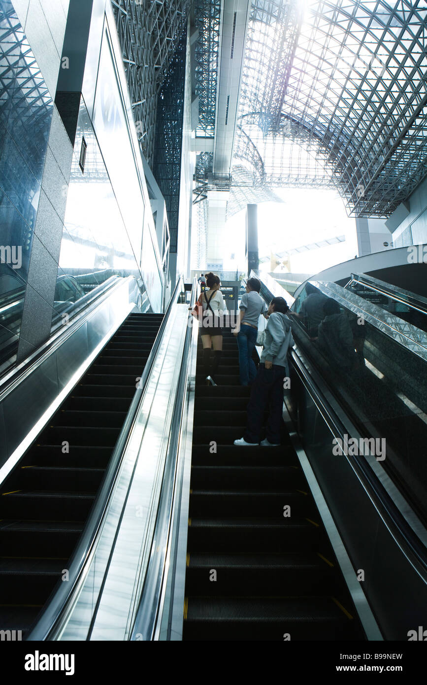 People Going Up Escalator High Resolution Stock Photography and Images ...