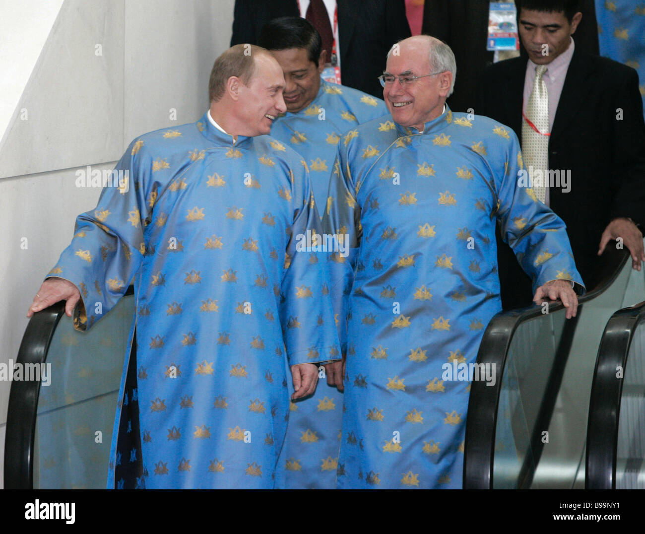 Russian President Vladimir Putin and Australian Prime Minister John ...