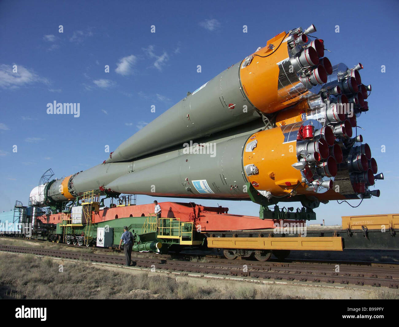 June 22 2006 The carrier rocket Soyuz with the Progress M 57 space ...