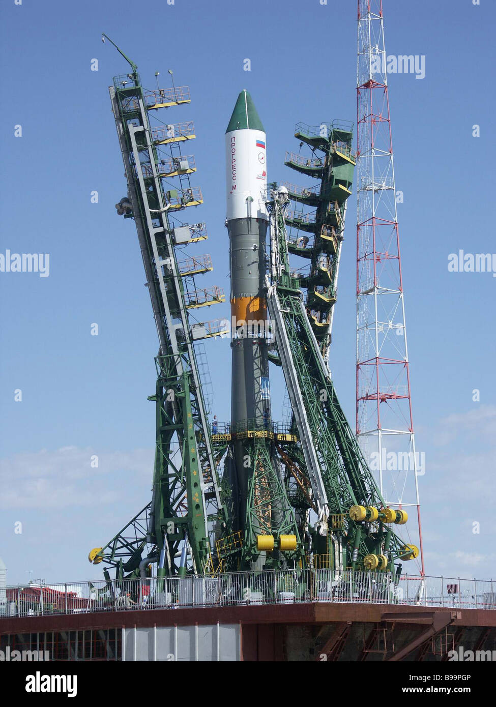 June 22 2006 The carrier rocket Soyuz with the Progress M 57 space ...