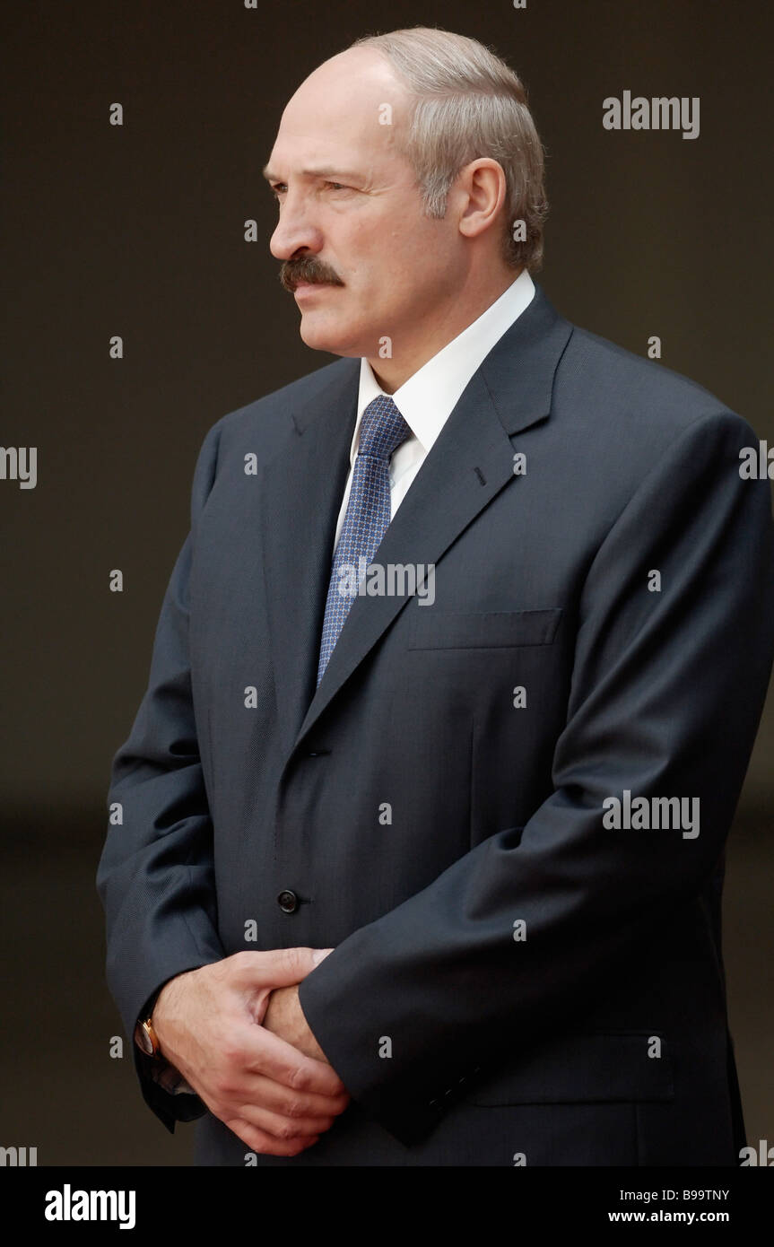 Alexander Lukashenko President of Belarus Stock Photo - Alamy