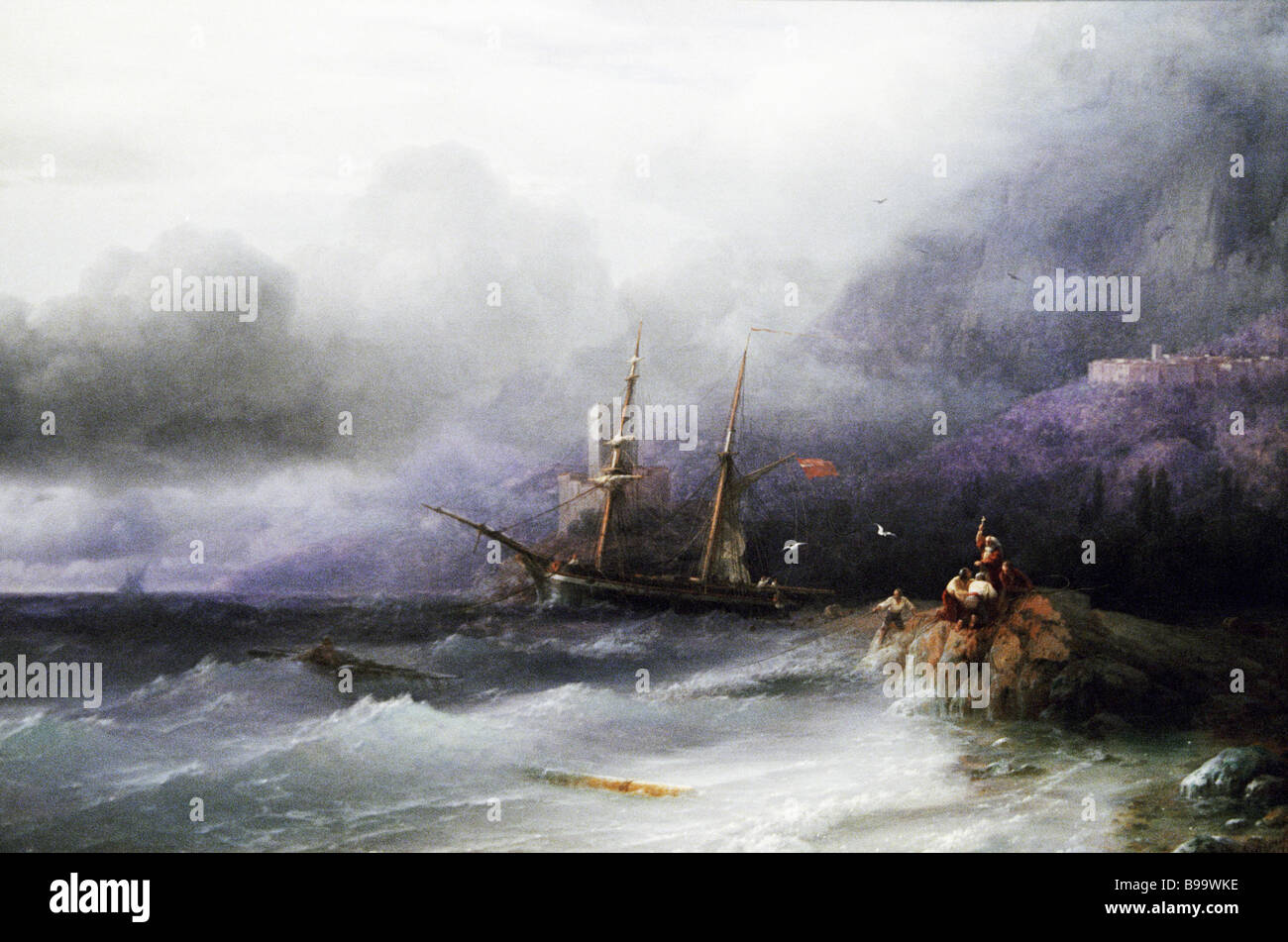 Ivan Aivazovsky Tempest 1857 The canvas appeared at the renowned ...