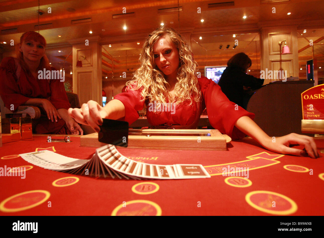 The game room in the Astoria Club where the awarding ceremony of the ...