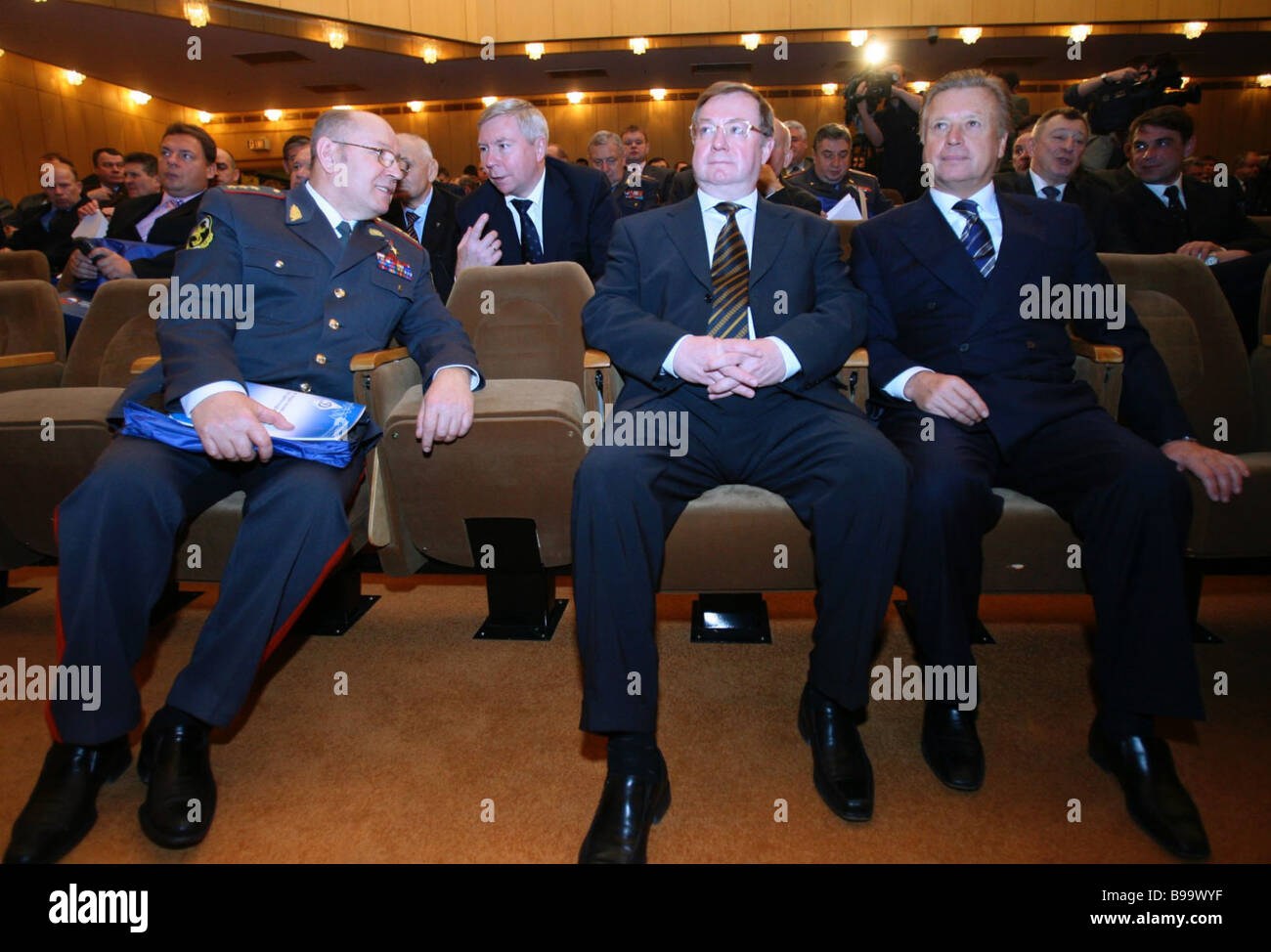 From left to right Alexander Chekalin Russia s Deputy Interior Minister ...