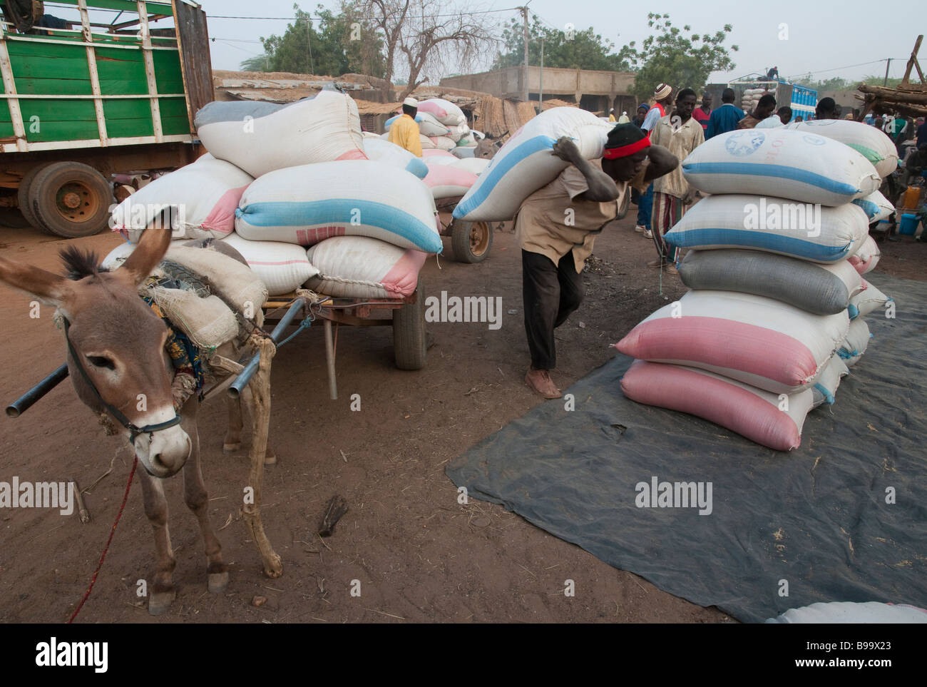 Western Africa Sahel Burkina Fasso Gorom Gorom One of the largest ...