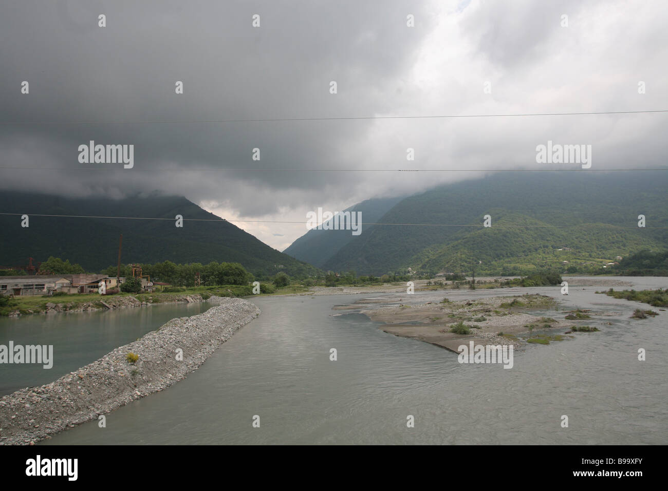 The River Bzyb in Abkhazia Stock Photo - Alamy