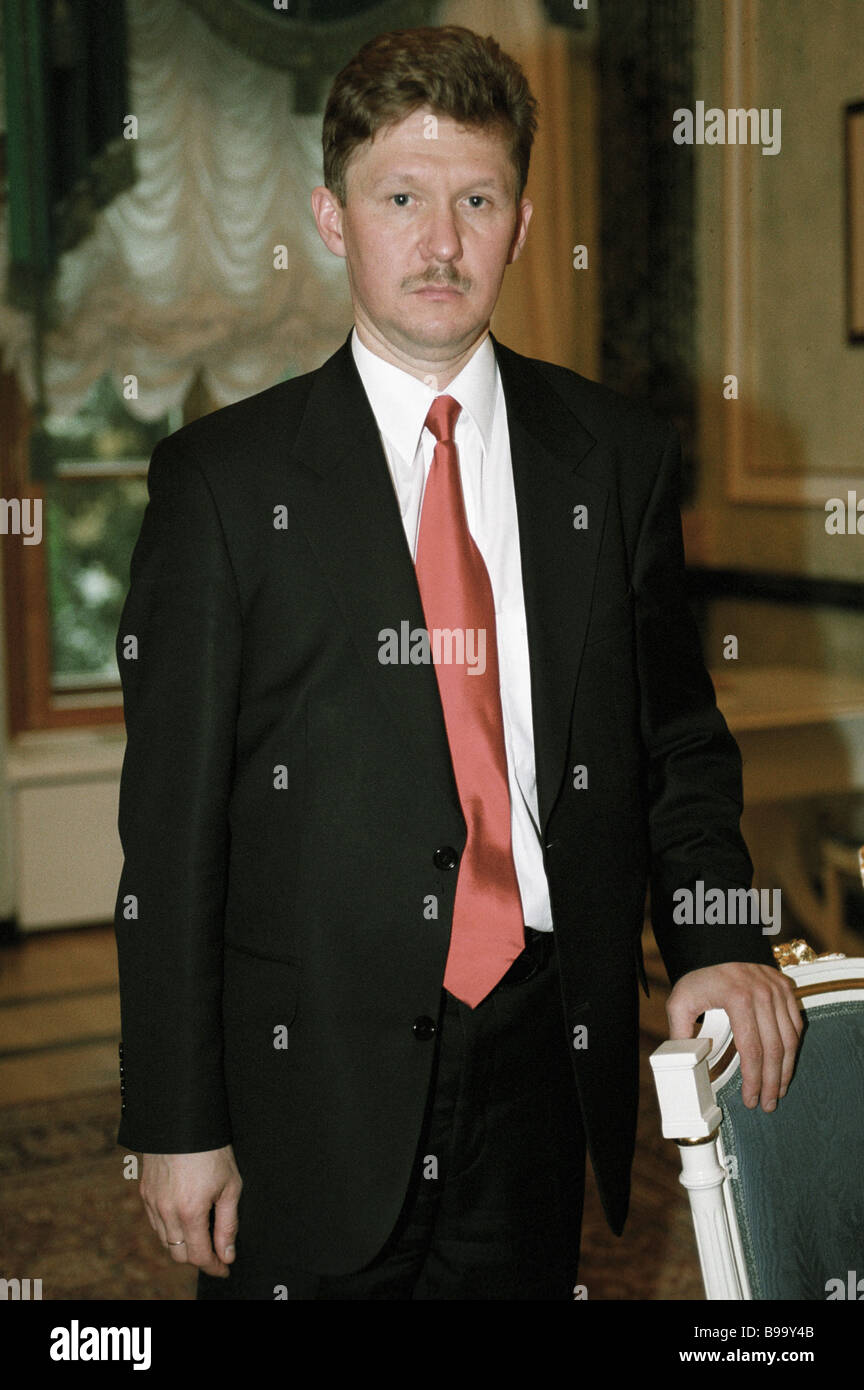 Gazprom CEO Alexei Miller Stock Photo - Alamy