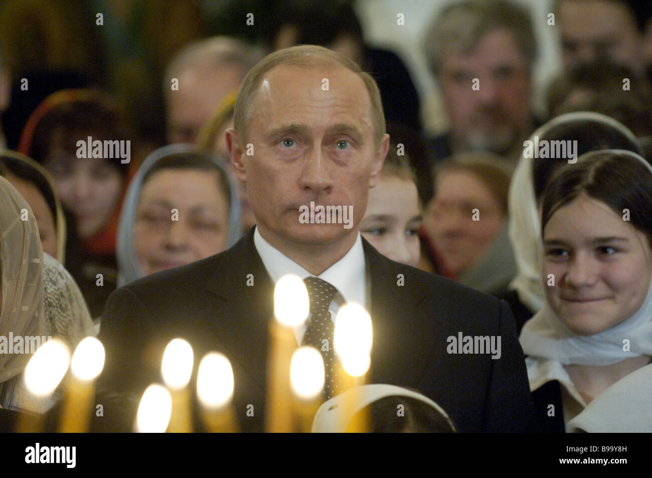 Russian President on a visit in Yakutia Vladimir Putin during a ...