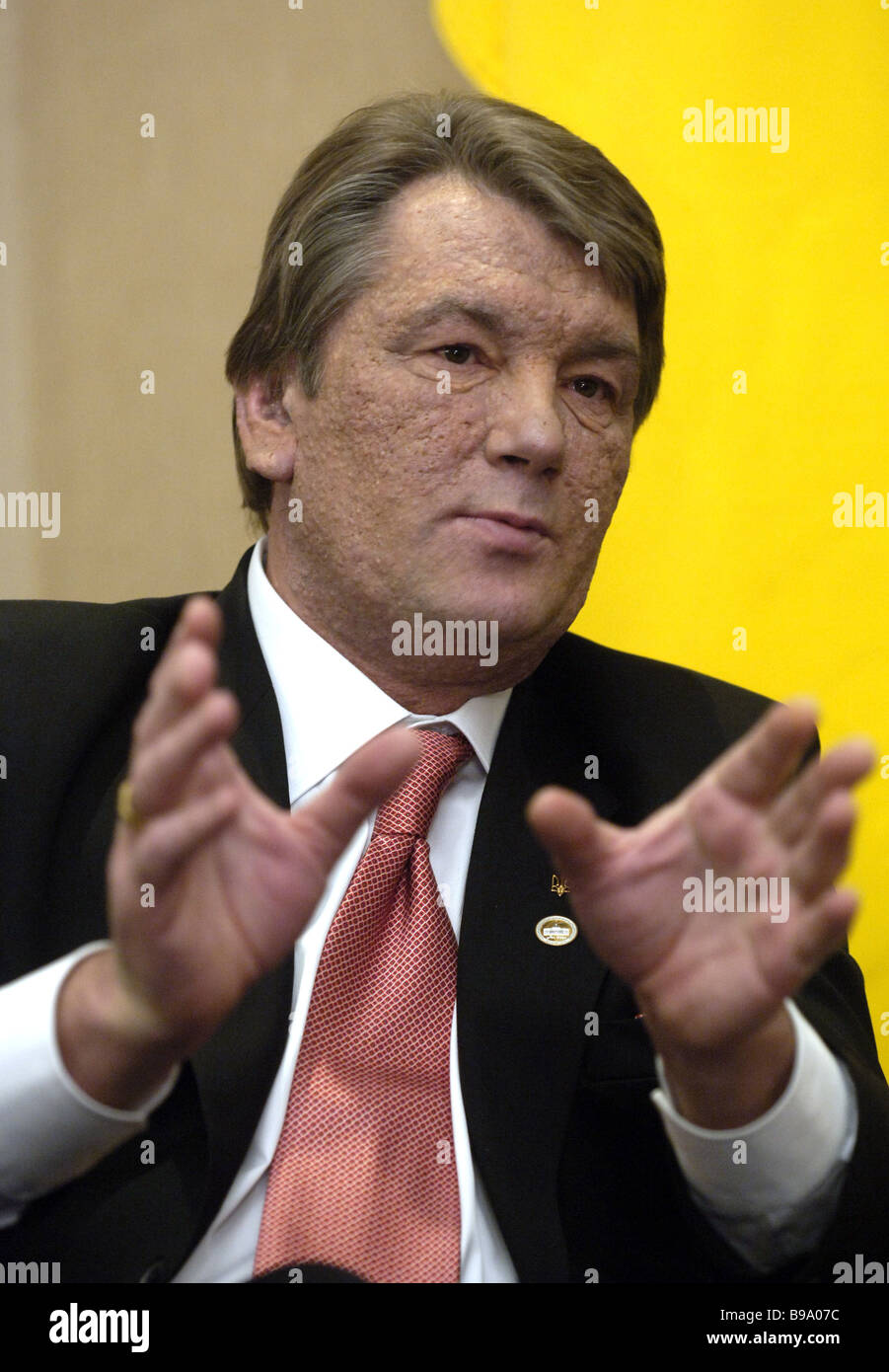 Ukrainian President Viktor Yushchenko Stock Photo - Alamy