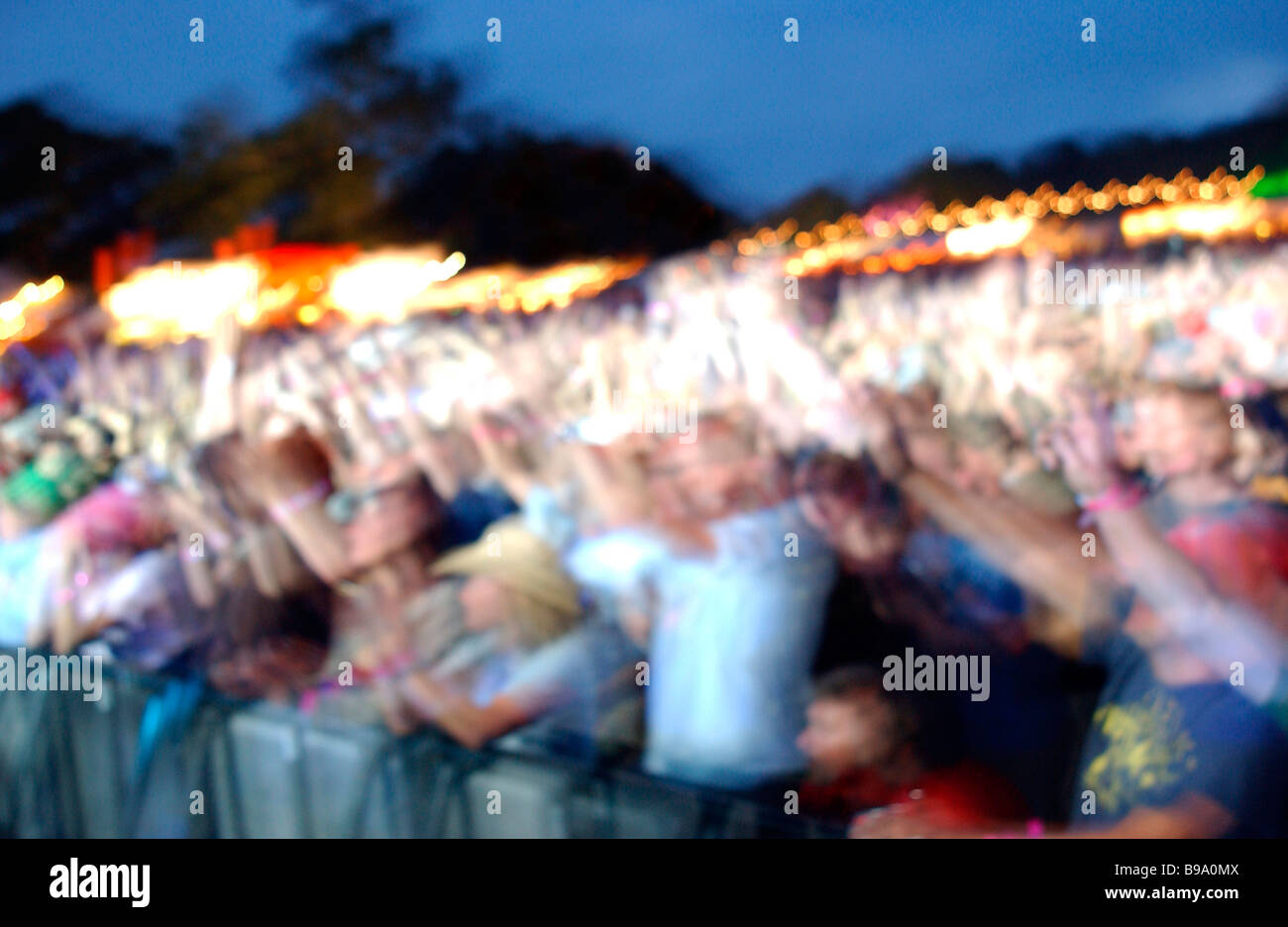 Crowd at Festival Stock Photo - Alamy