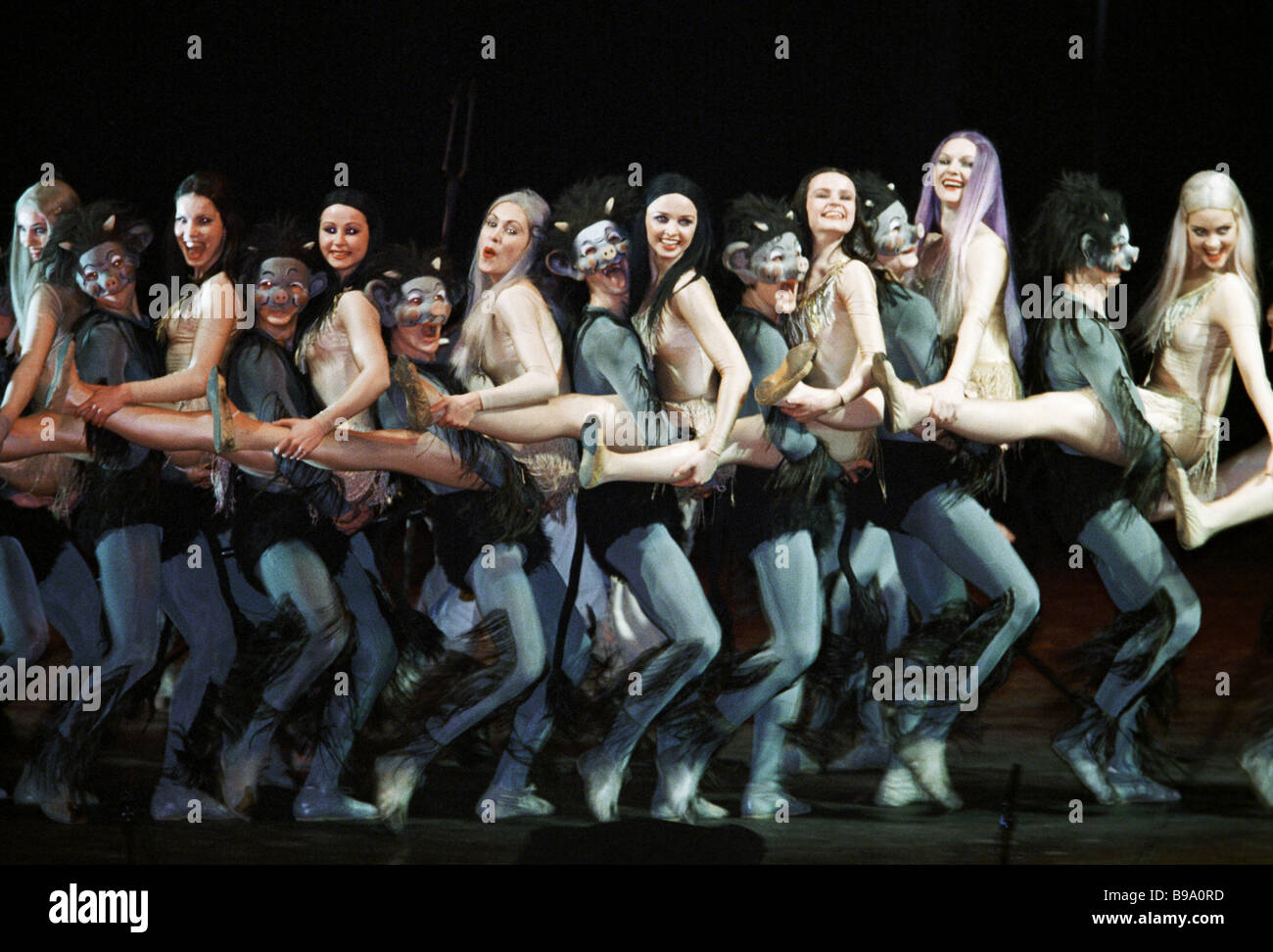 Igor Moiseyev Folk Dance Company dances a musical composition A Night ...