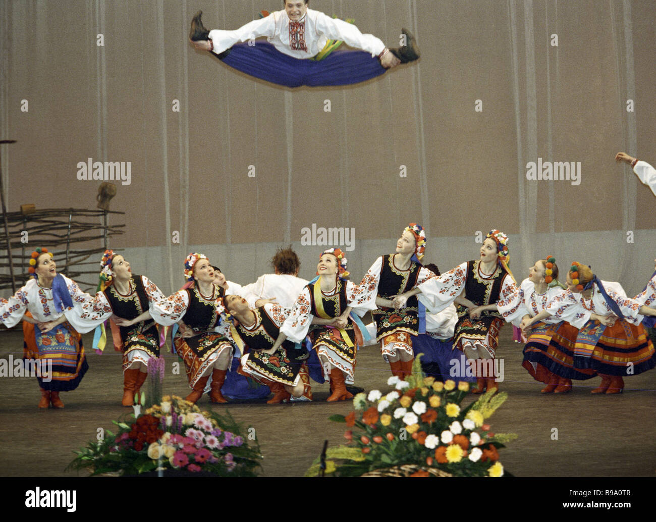 The Igor Moiseyev folk dance company performing the Ukrainian dance on ...