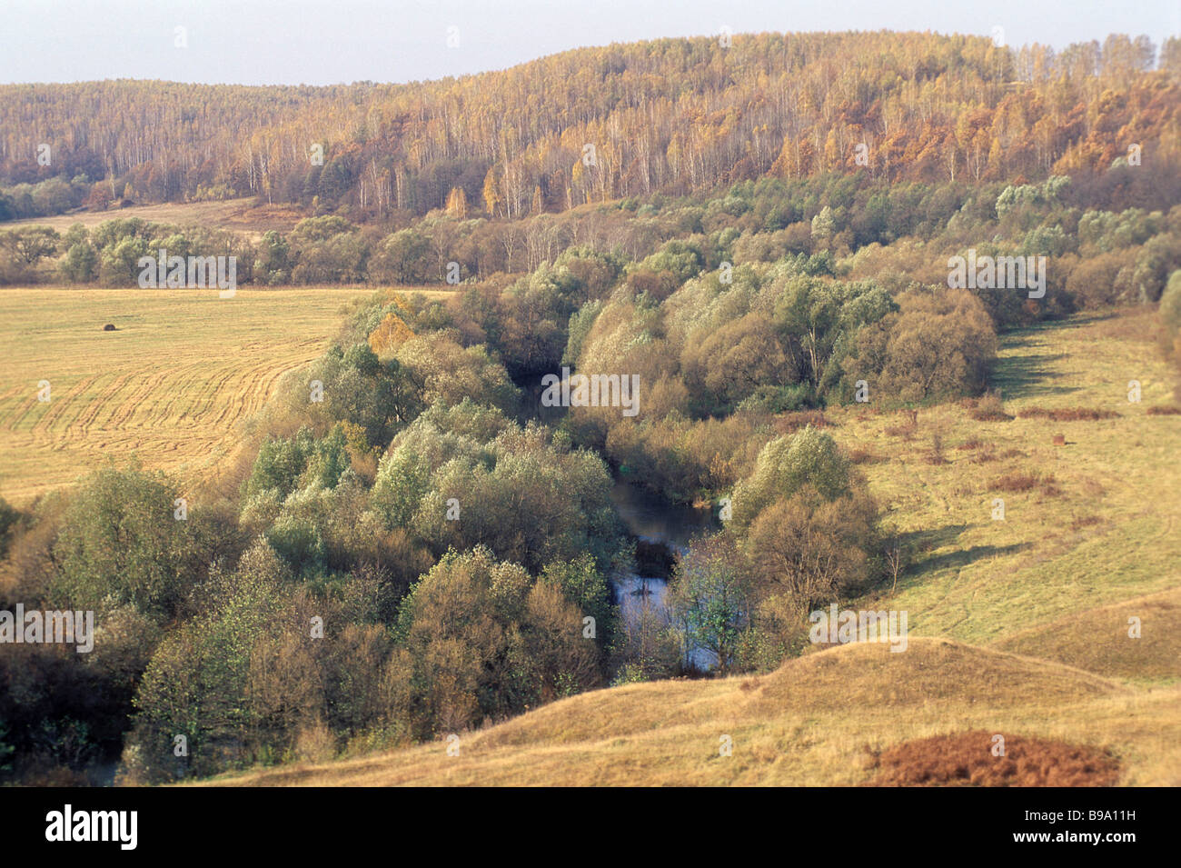 Autumn in the Oryol Region Krasivaya Mecha area Stock Photo - Alamy