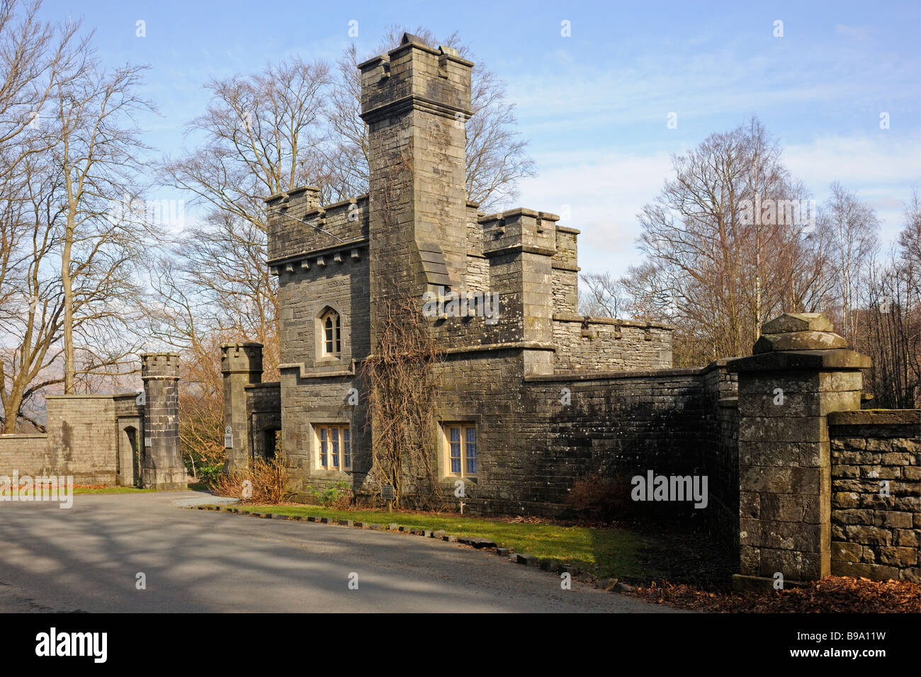 The Gatehouse, Wray Castle. Wray, Lake District National Park, Cumbria ...