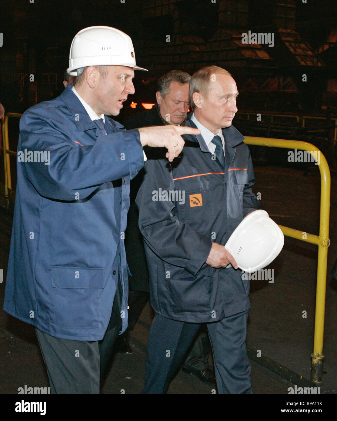 Russian President Vladimir Putin visiting Volgograd Dmitry Pumpyansky ...