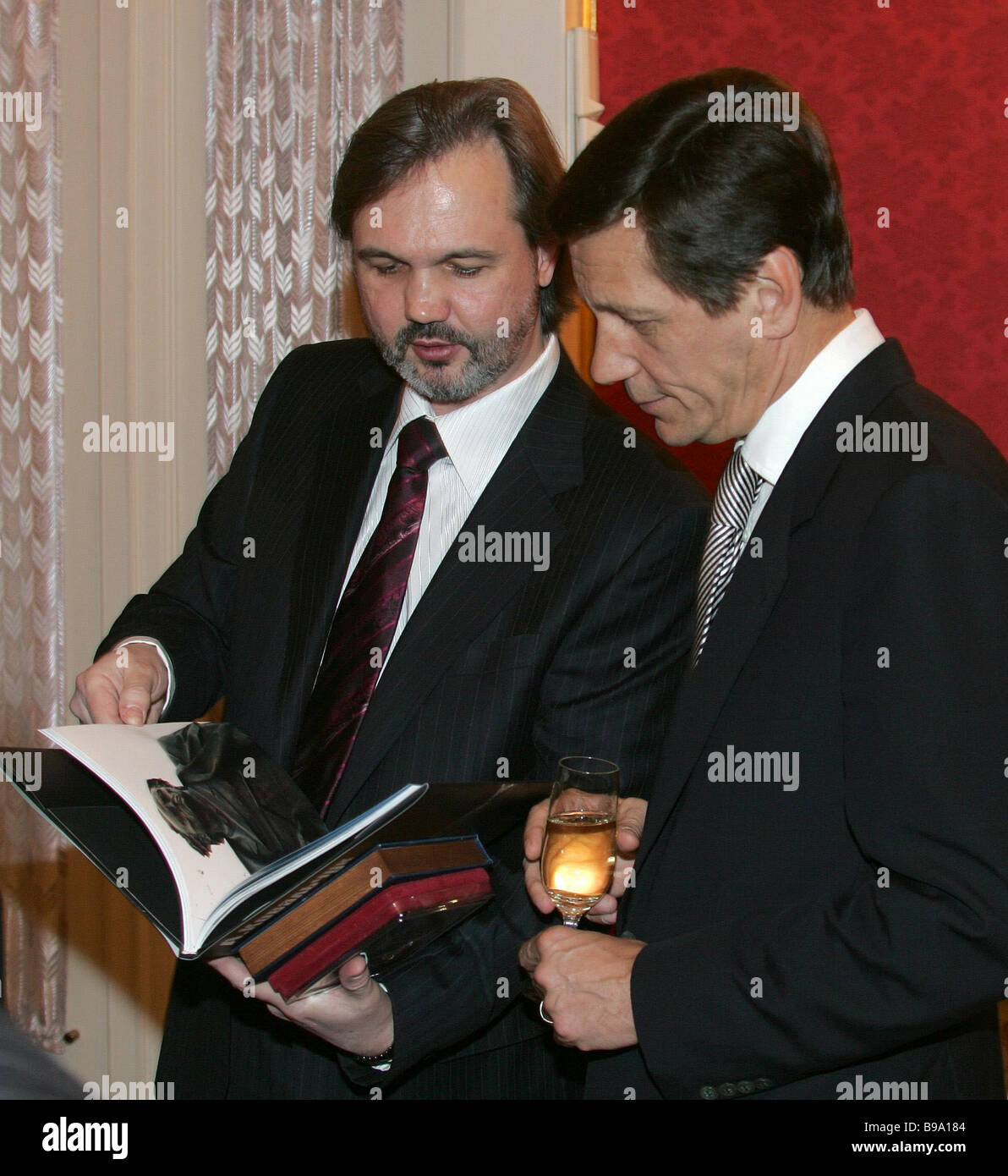 Russia s deputy prime minister Alexander Zhukov at a government award ...