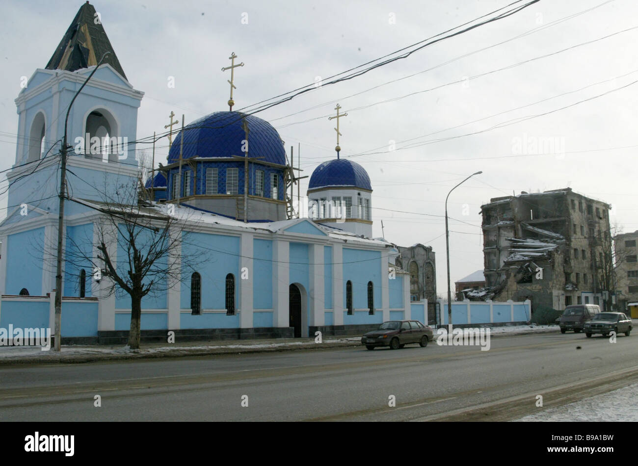 This Russian Orthodox church in Grozny was utterly ruined during the ...