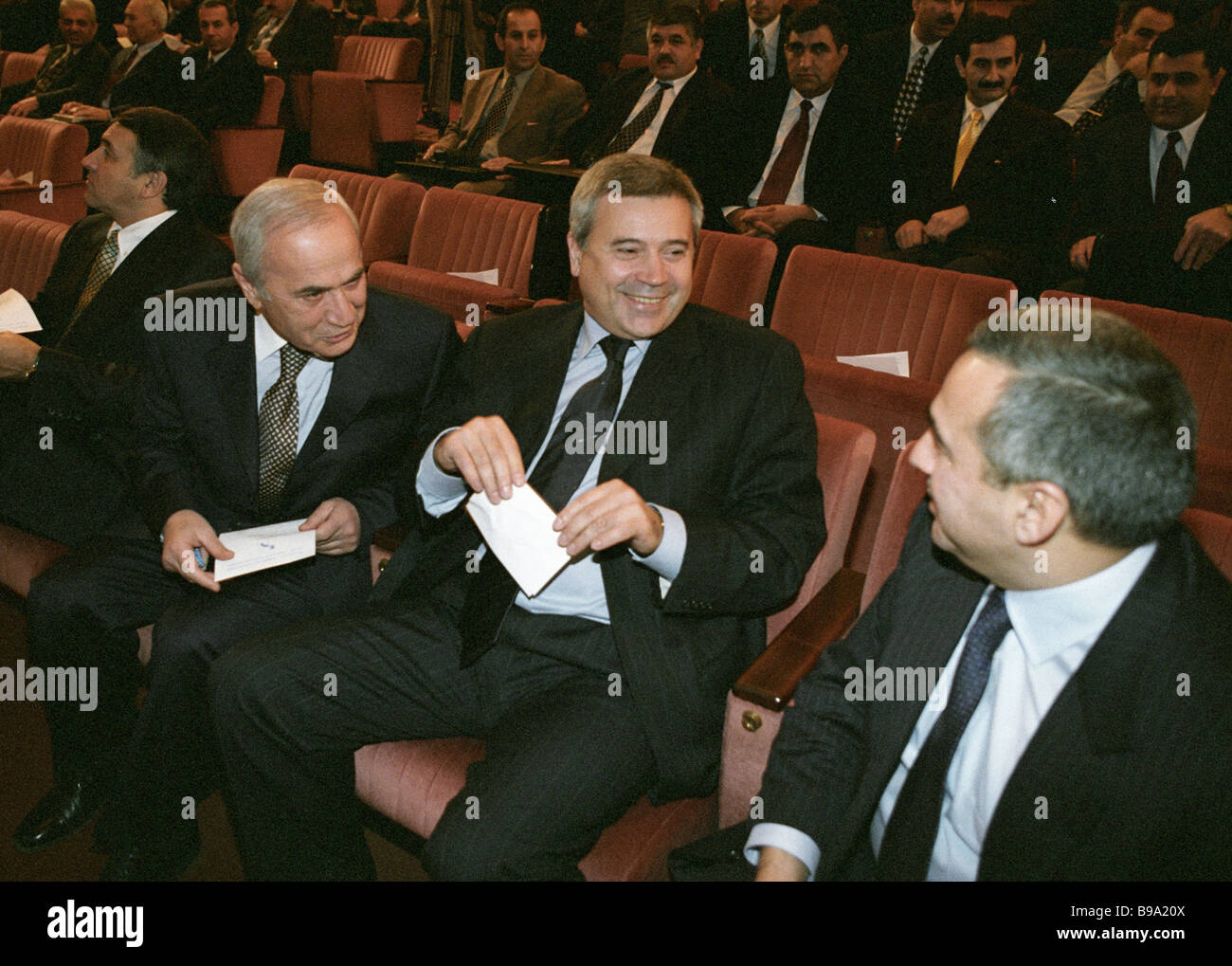 Vagit Alekperov president of OAO LUKOIL center attends First Convention ...