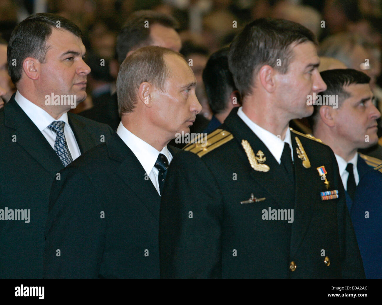From left to right Russian Defense Minister Anatoly Serdyukov Russian ...