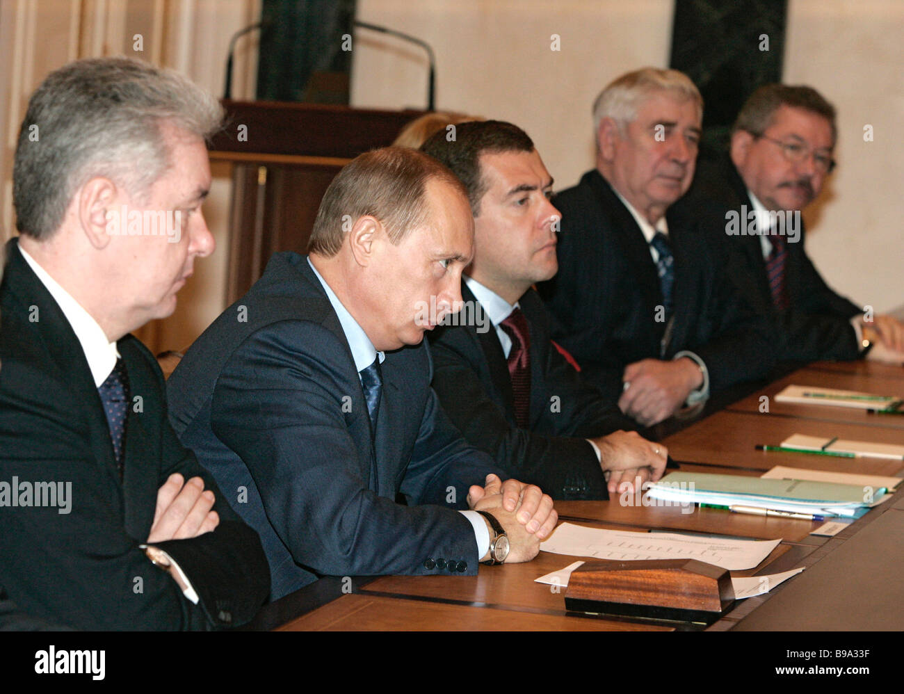 The Russian president conducting Kremlin meeting with Constitutional ...