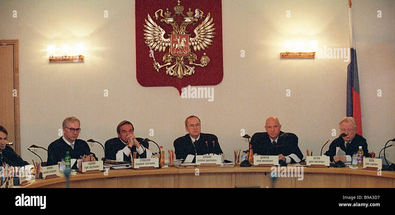 At an open planery meeting the Russian Constitutional Court started ...