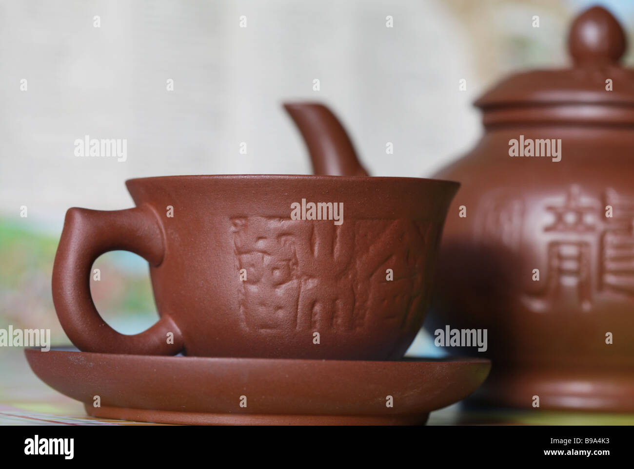 Tea in glass cup Stock Photo - Alamy