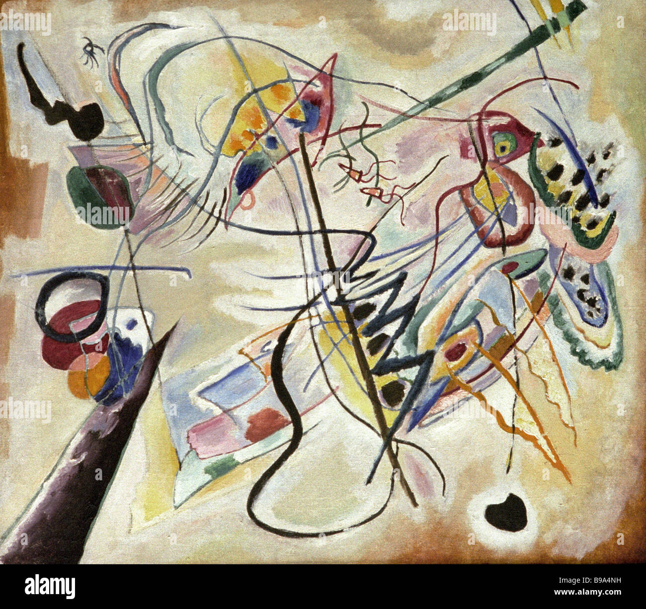 Reproduction of the picture Music Overture by Vassily Kandinsky on ...
