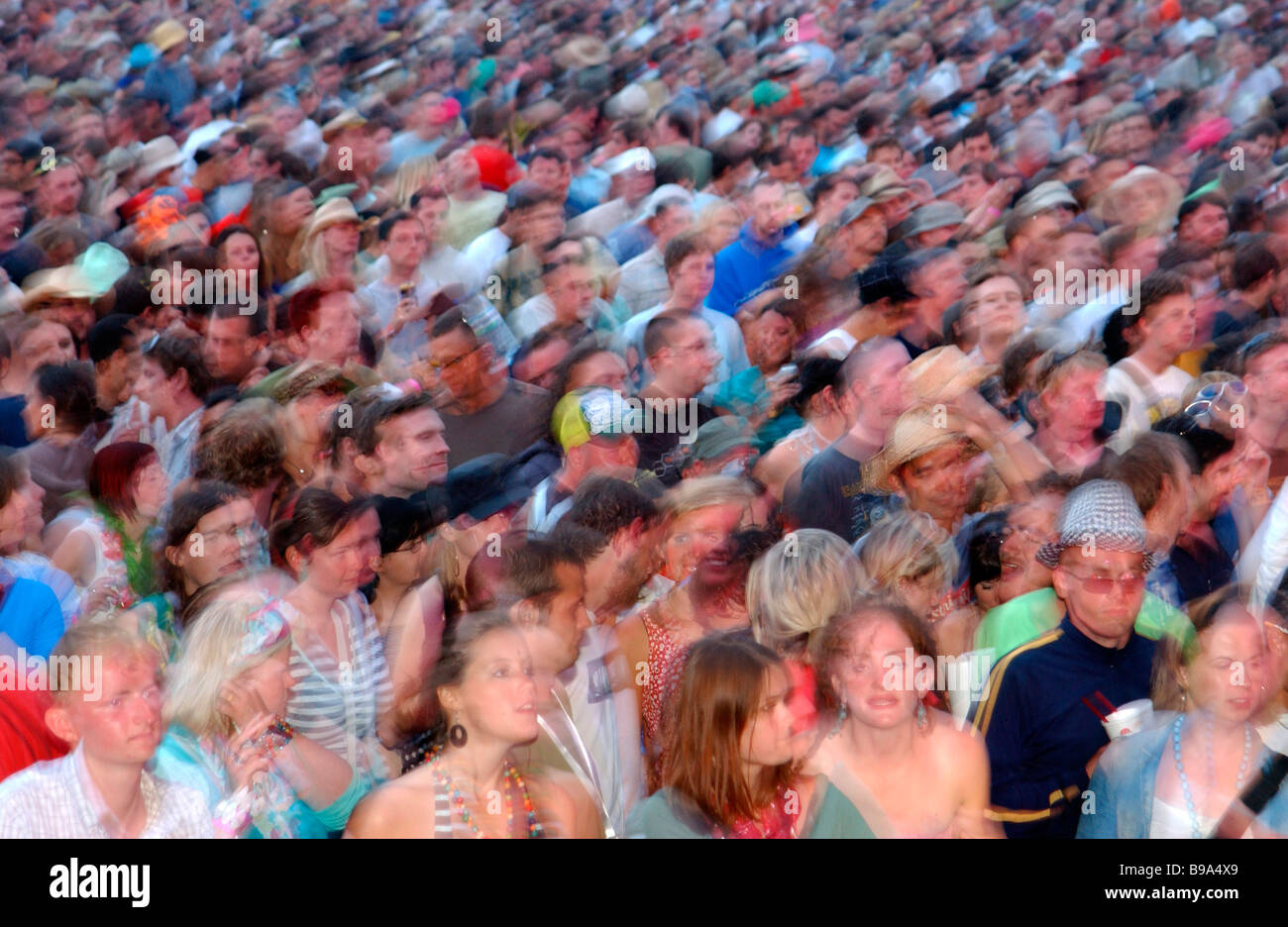 Crowd at Festival Stock Photo - Alamy