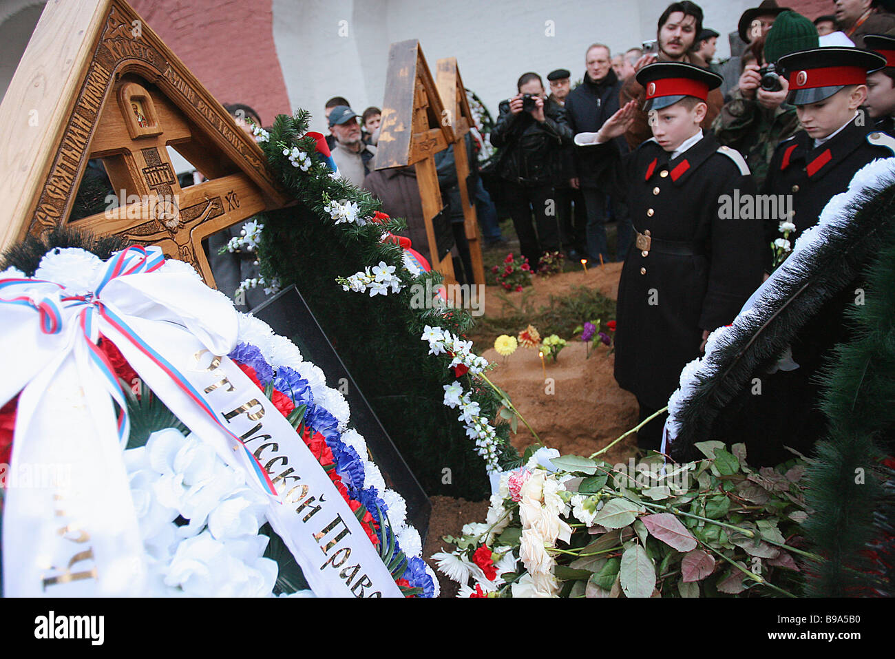 After the reburial of General Vladimir Kappel Whiteguard hero of the ...