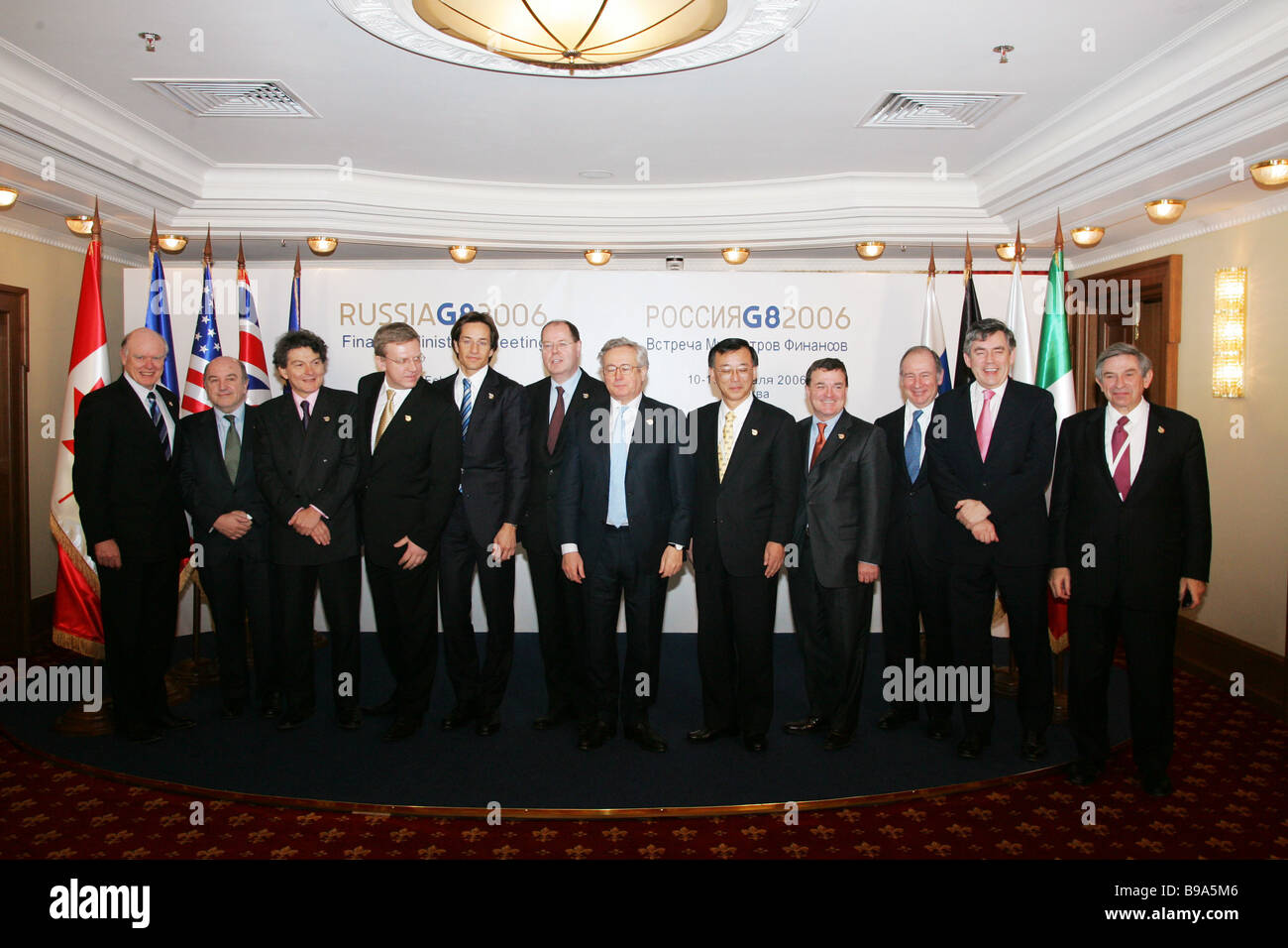 World Bank President Paul Wolfowitz British Chancellor of the Exchequer ...