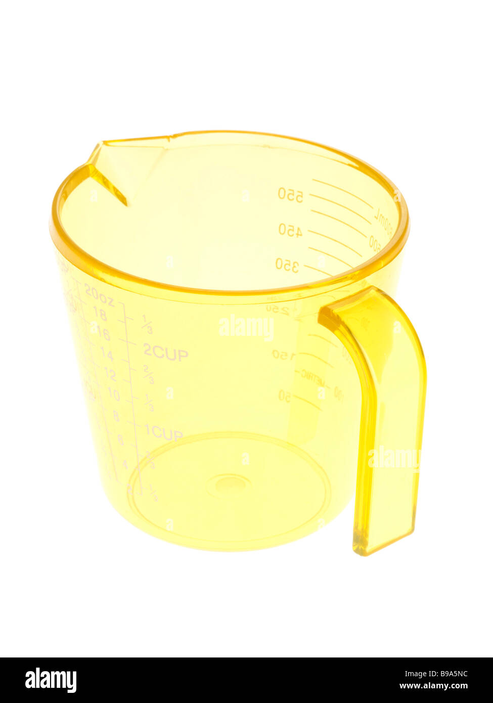Yellow Measuring Jug Stock Photo - Alamy