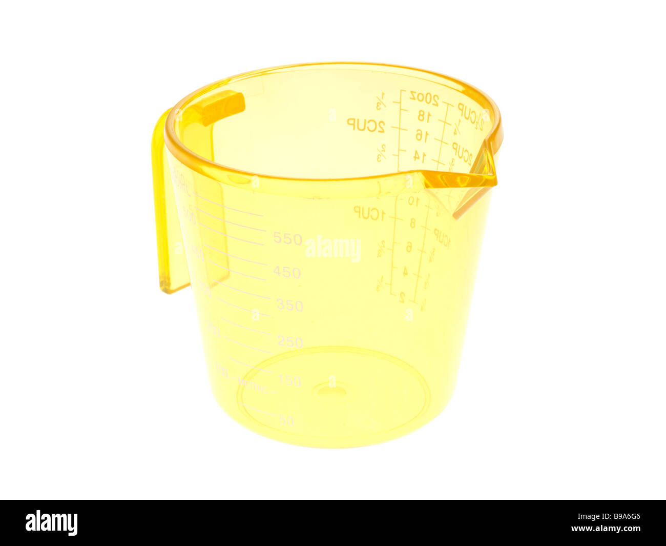 Yellow Measuring Jug Stock Photo - Alamy