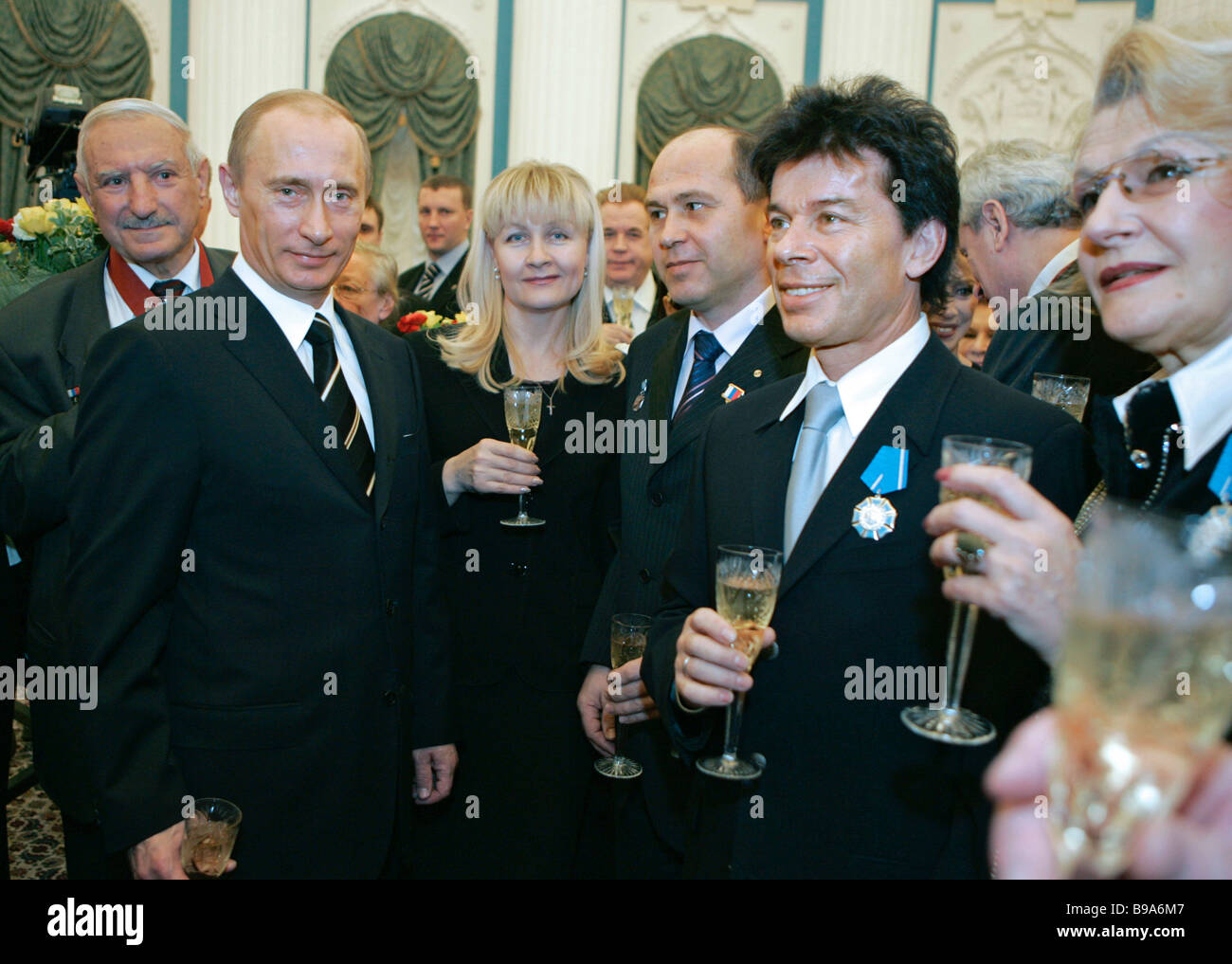 President Vladimir Putin left among winners of government awards in the ...