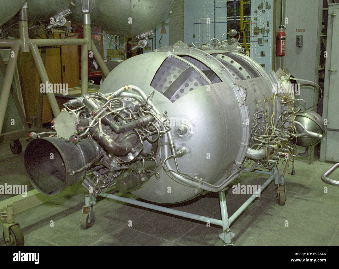 The unmanned interplanetary rocket Mars at the International Exhibition ...