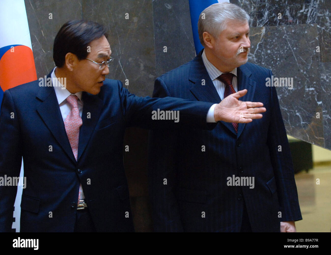The Federation Council Speaker Sergei Mironov meeting with Lim Chae ...