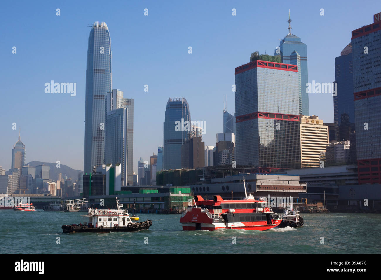 Hong kong city skyline traffic hi-res stock photography and images - Alamy
