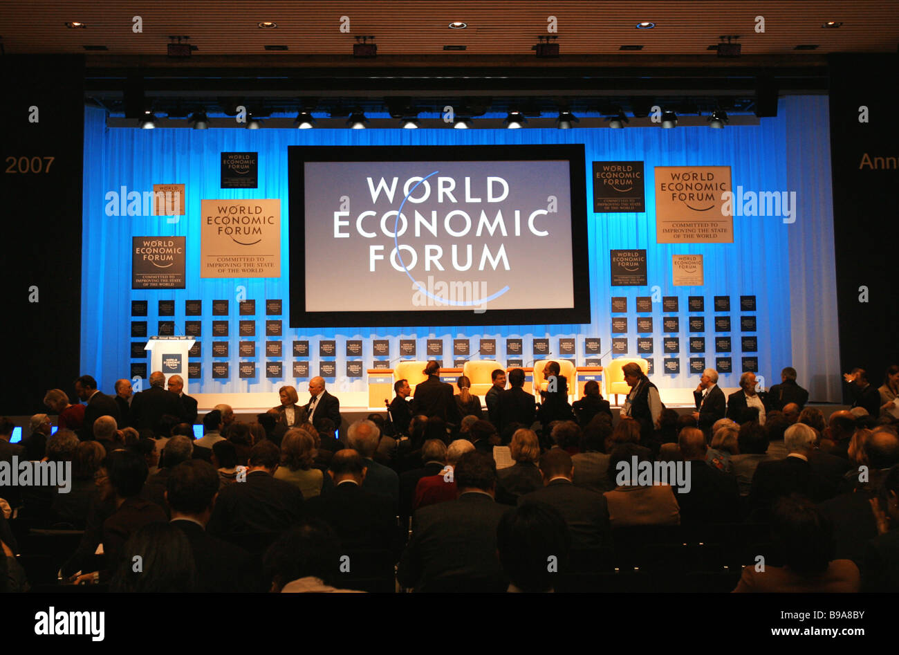 The World Economic Forum in Davos Stock Photo - Alamy