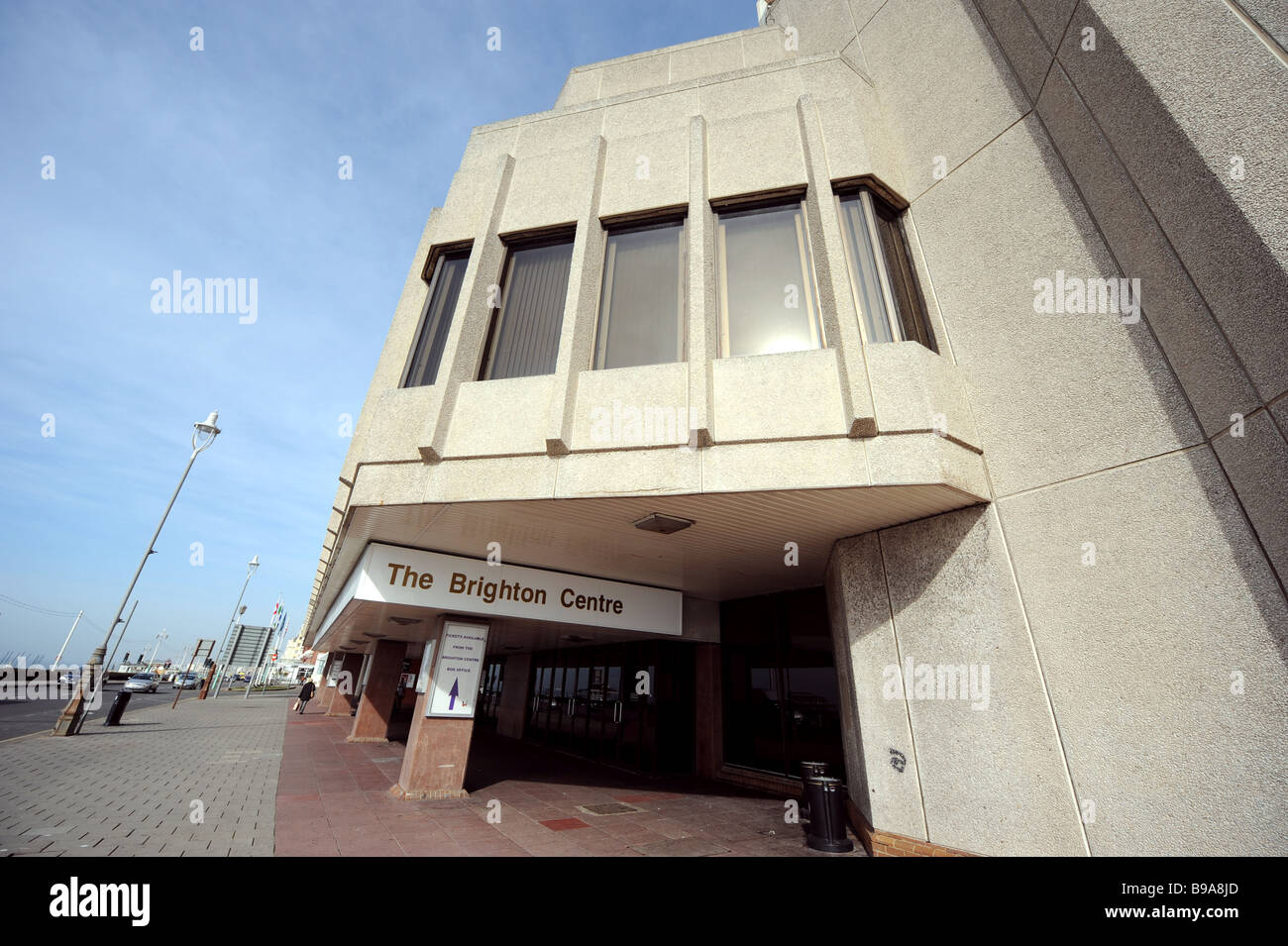 Front entrance to the Brighton Centre UK Stock Photo - Alamy