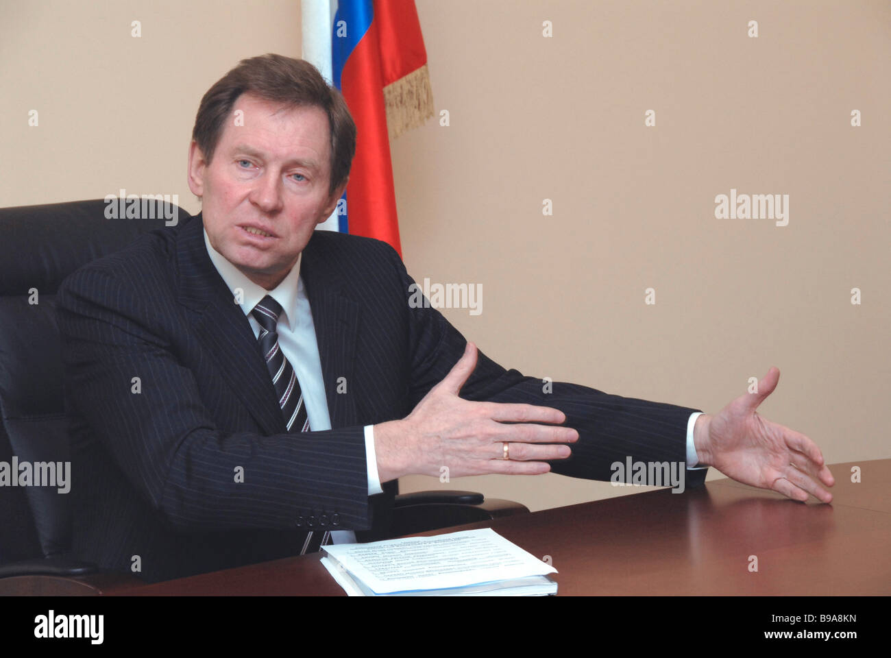 Vladimir Yakovlev Russia s Regional Development Minister Stock Photo ...
