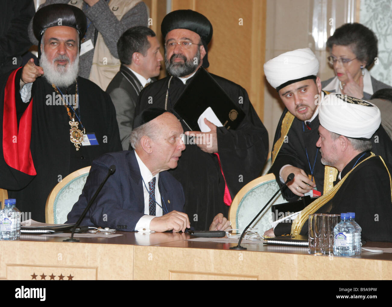 At the first World Summit of Religious Leaders Moscow Stock Photo - Alamy
