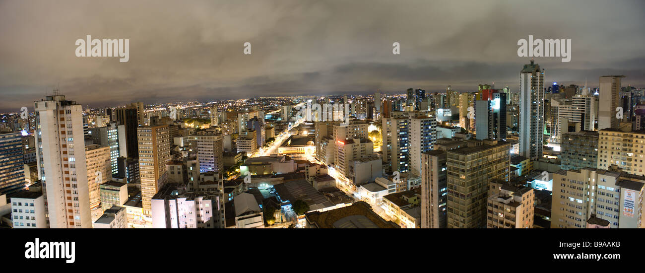 Panoramic view of downtown. Curitiba, Paraná, Brazil Stock Photo - Alamy