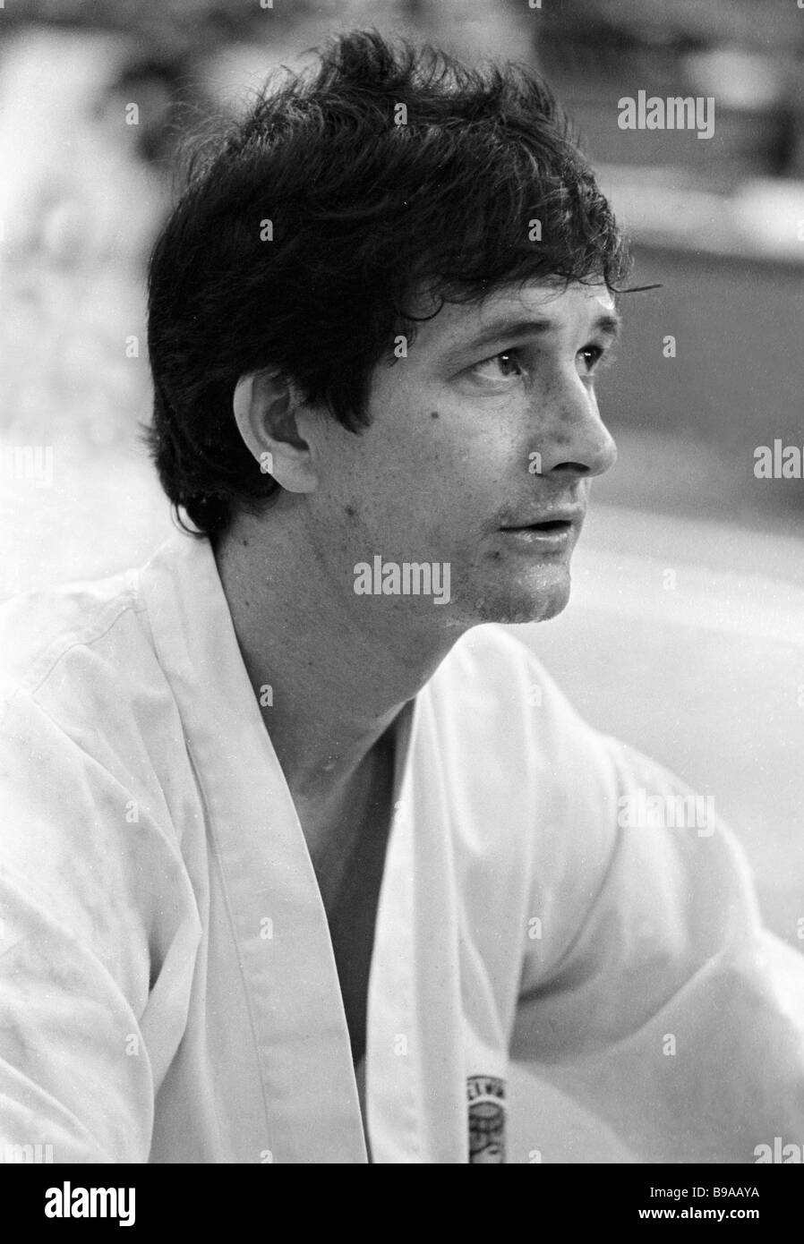 Viktor Nikolayev won the first Taekwondo championship in the USSR ...