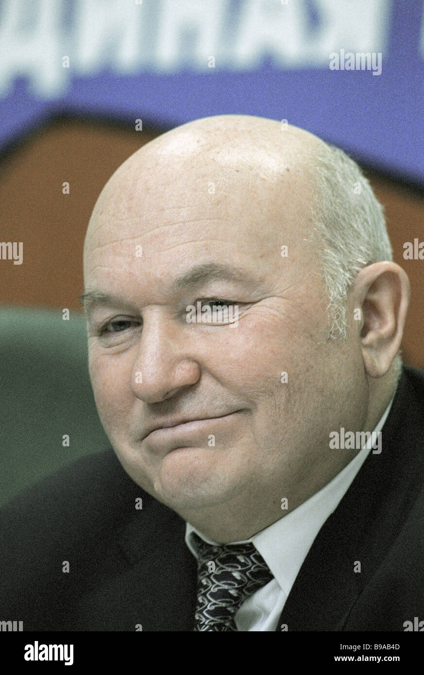 Yuri Luzhkov Mayor of Moscow Stock Photo - Alamy