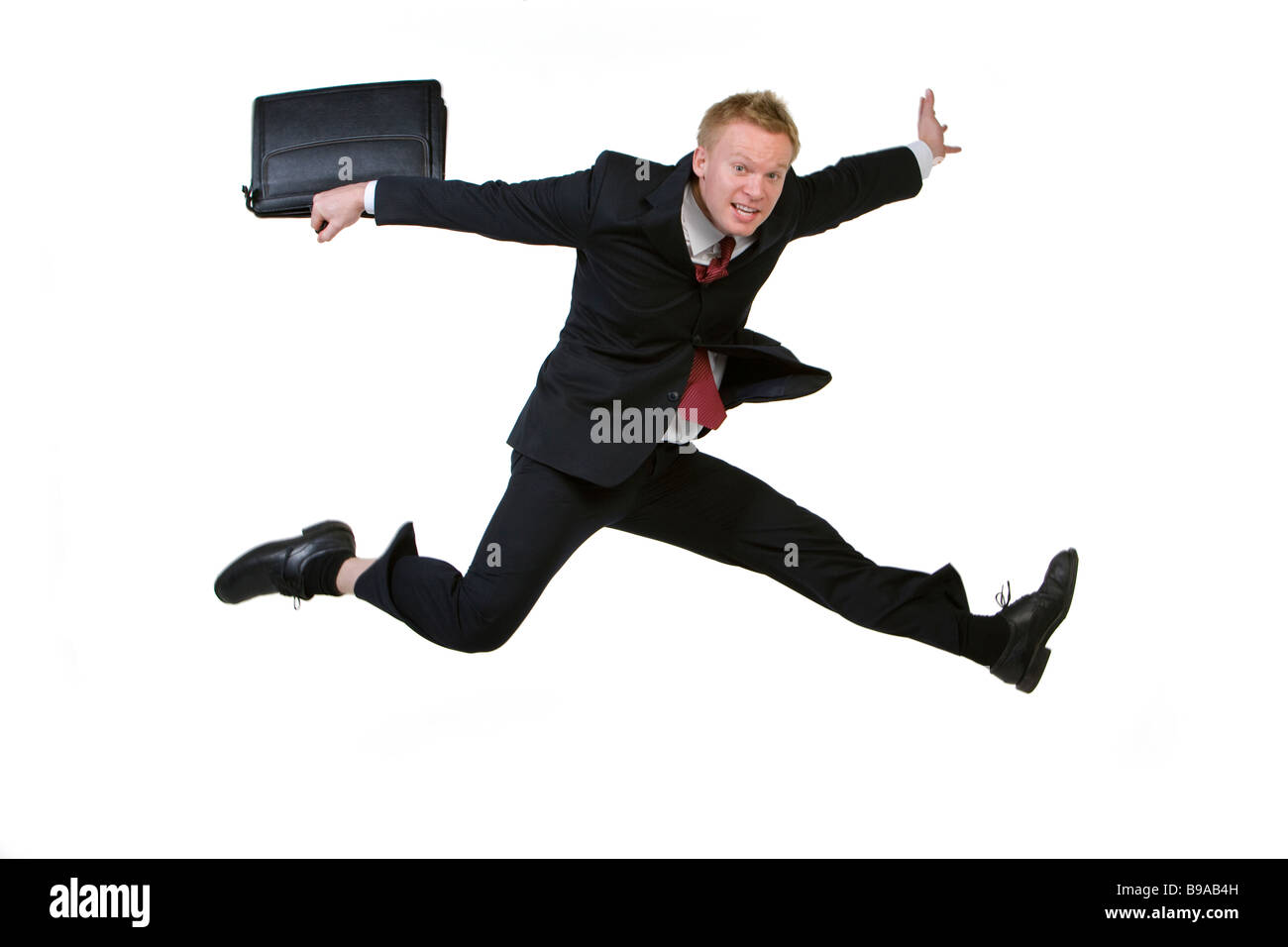 Businessman jumping hi-res stock photography and images - Alamy