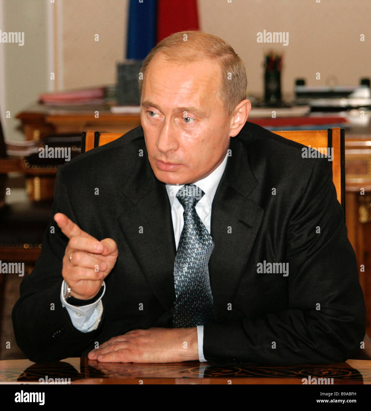 Russian President Vladimir Putin chairs conference in Novo Ogaryovo ...