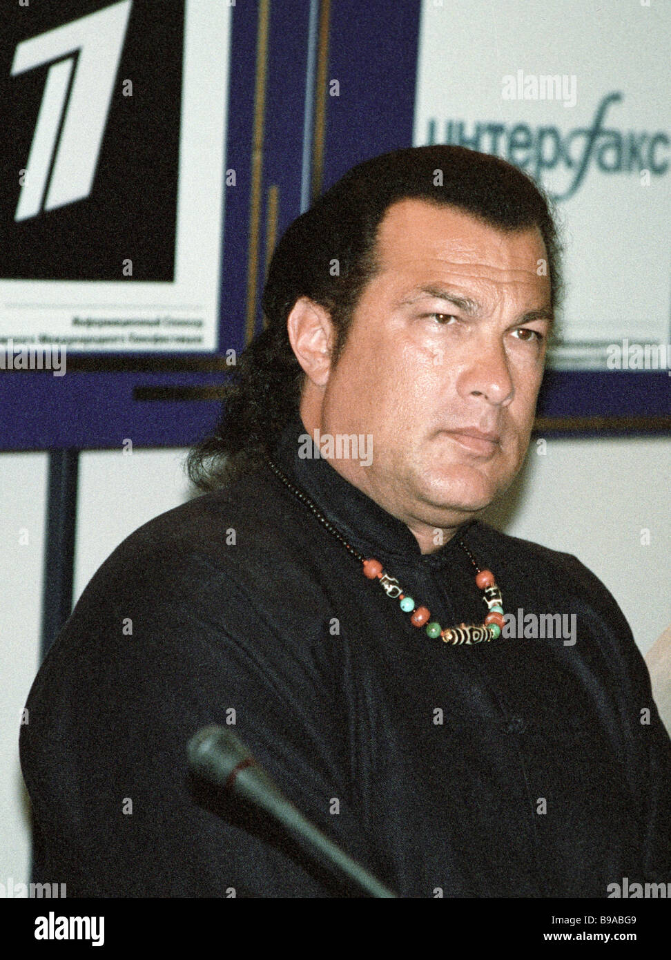 American movie actor Steven Seagal Stock Photo - Alamy